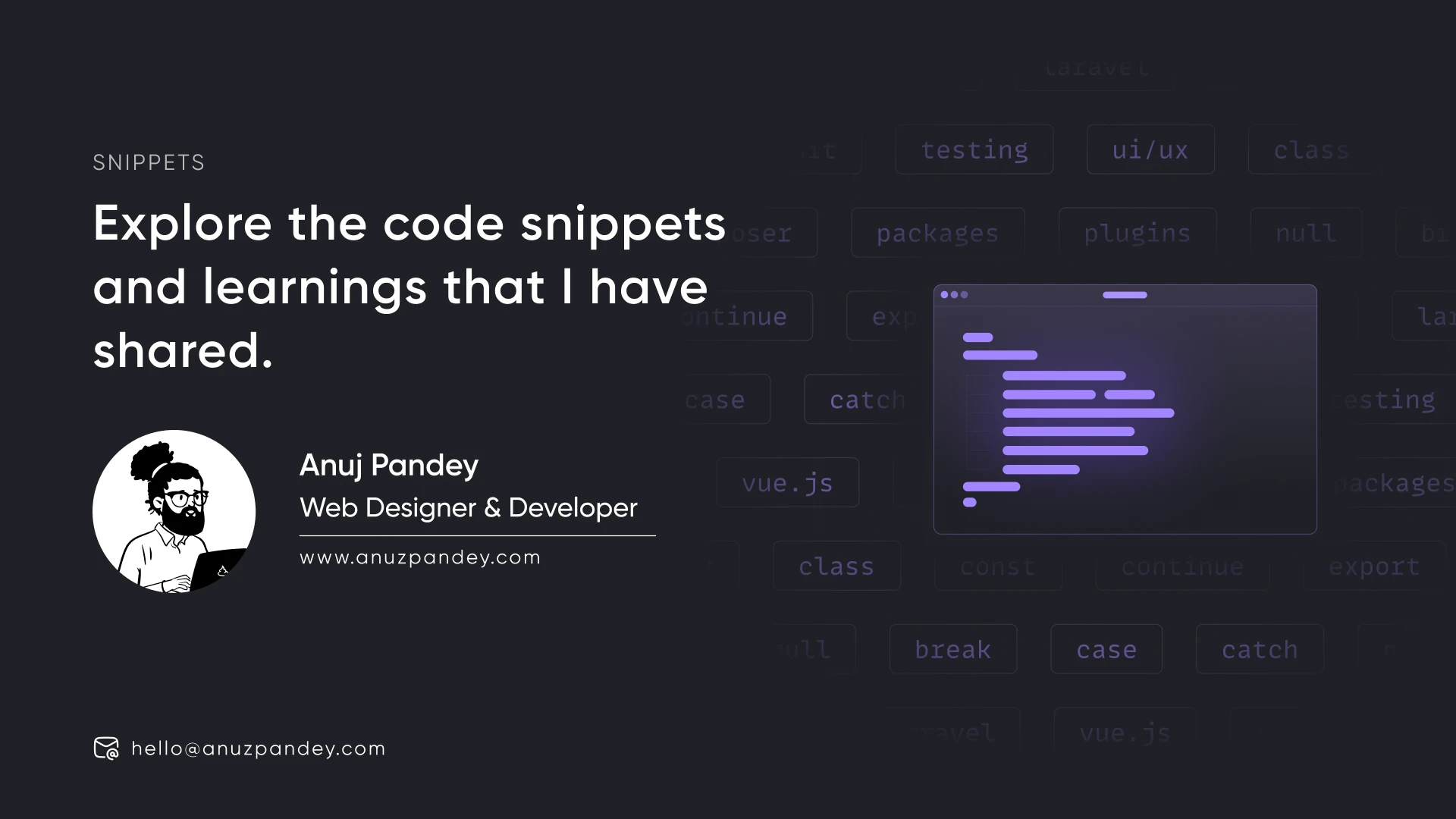 Anuj Pandey - Your Partner For Creative Digital Solutions